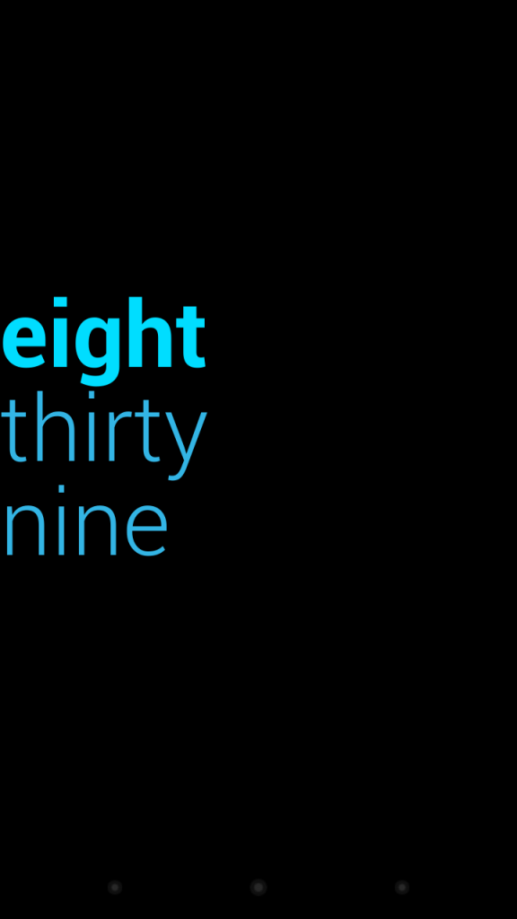 Text Clock – Part 8 – Styling Android