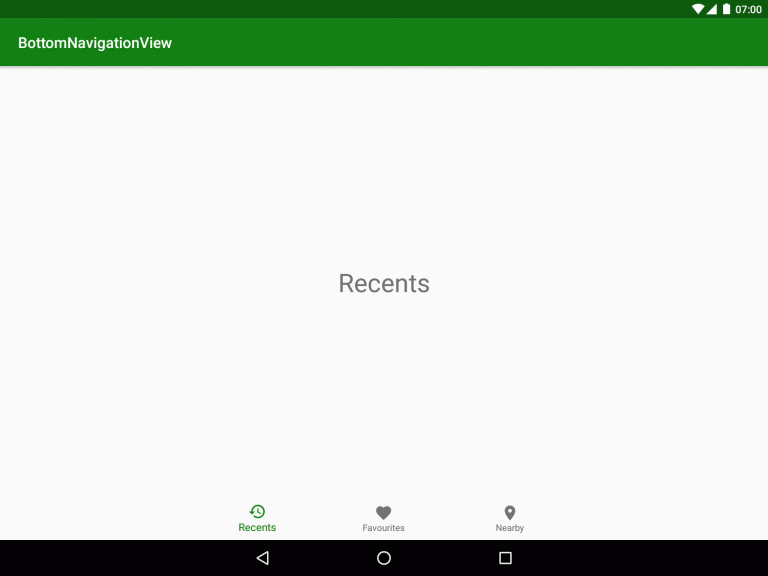 BottomNavigationView - Styling Android