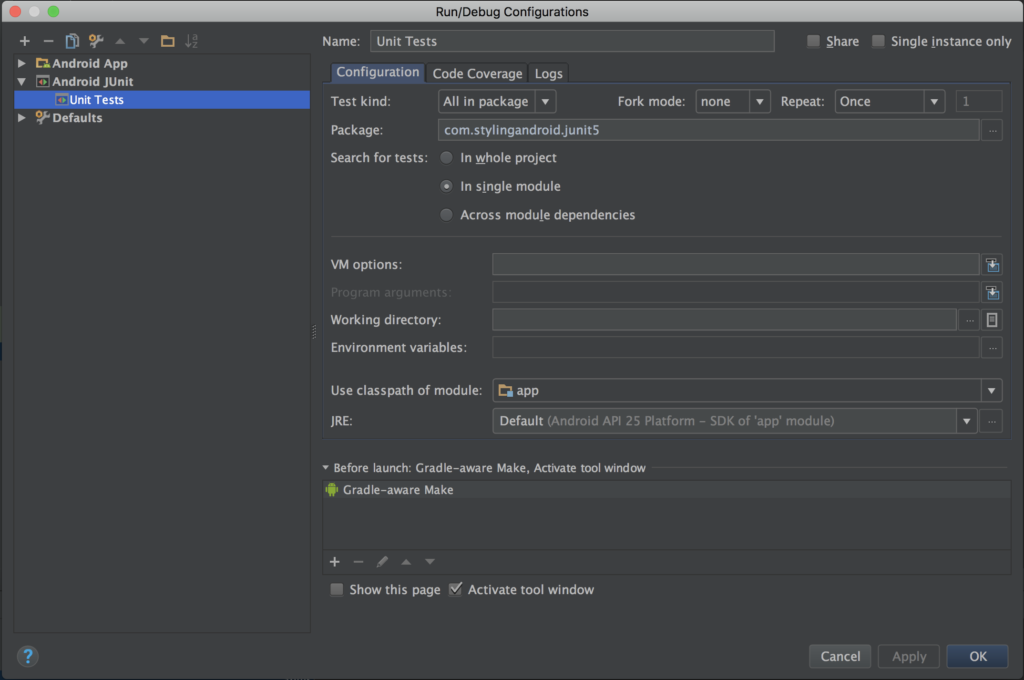 JUnit 5: Getting Started – Styling Android JUnit 5: Getting Started – Styling Android