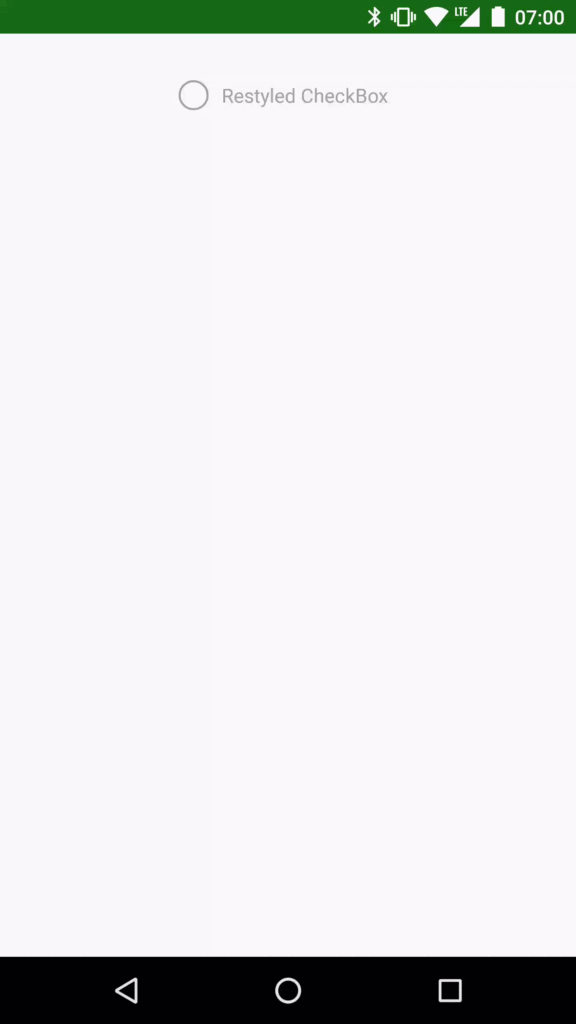 AnimatedStateListDrawable – Styling Android