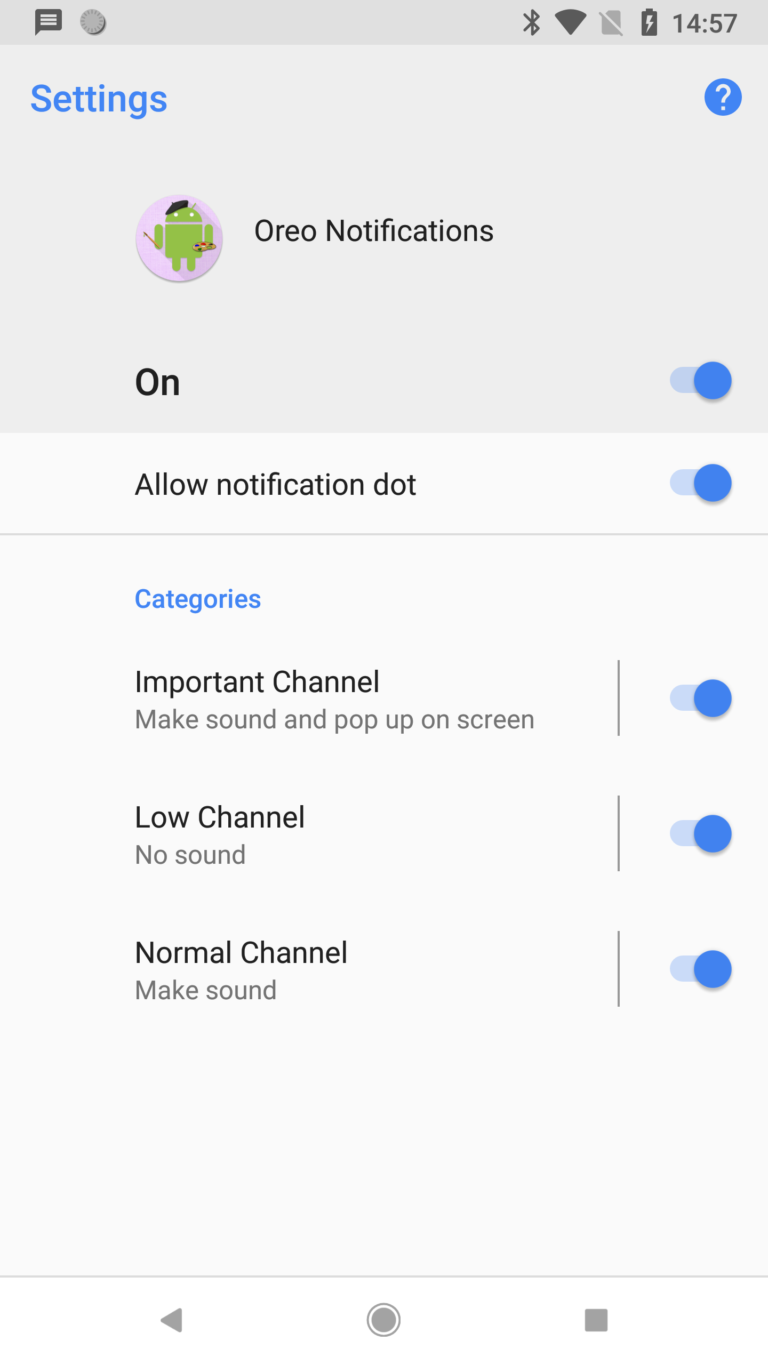Oreo Notifications: Channels – Part 1 - Styling Android