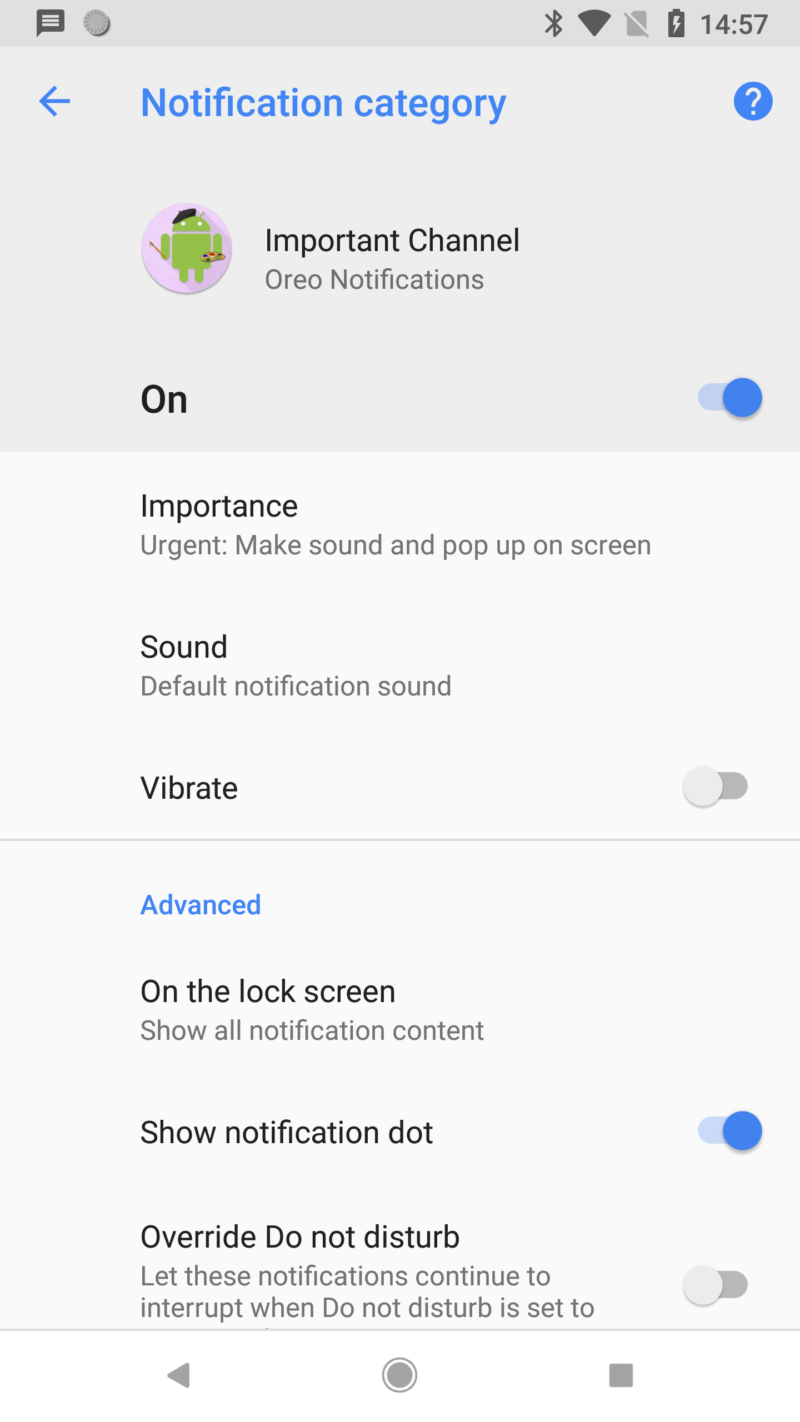 Oreo Notifications: Channels – Part 1 - Styling Android