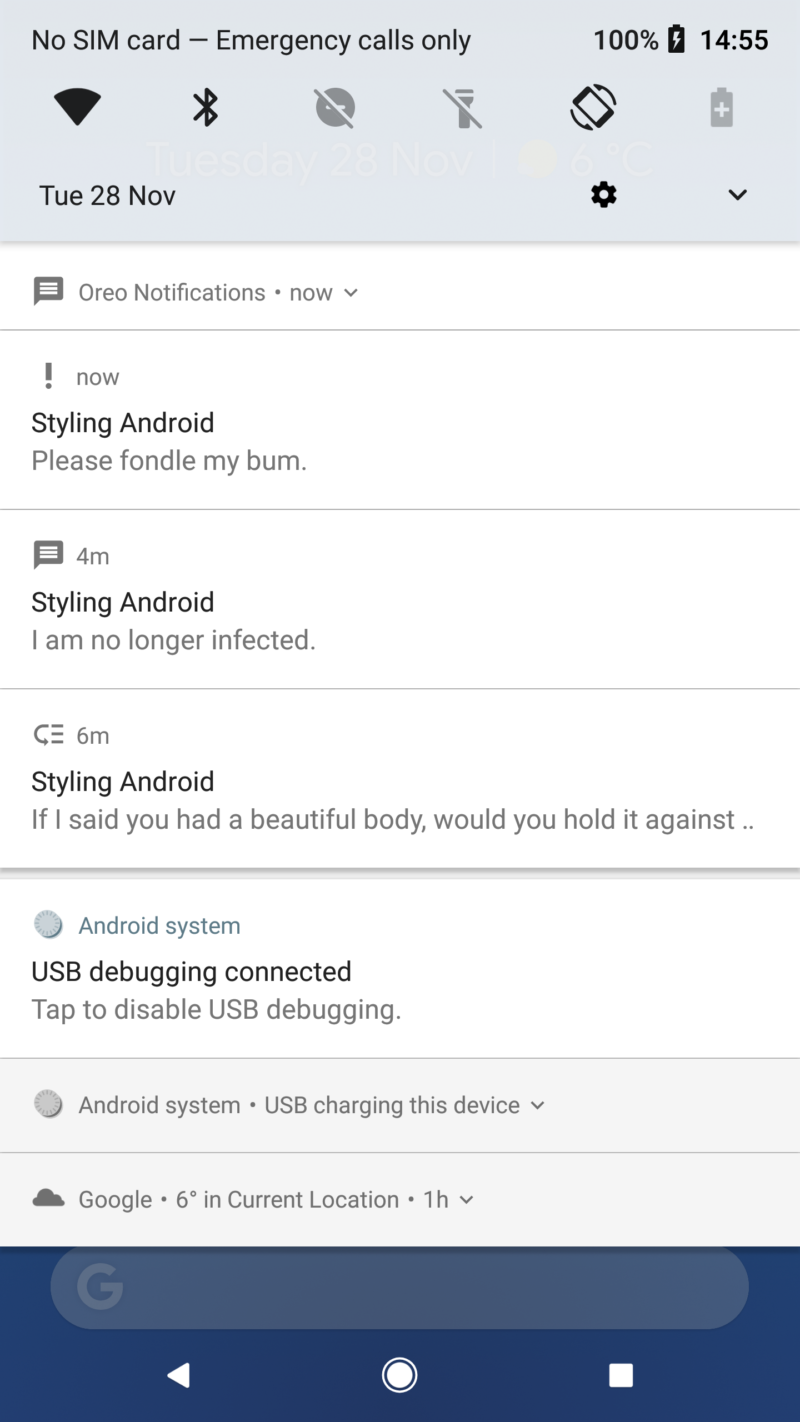 Oreo Notifications: Channels – Part 1 - Styling Android