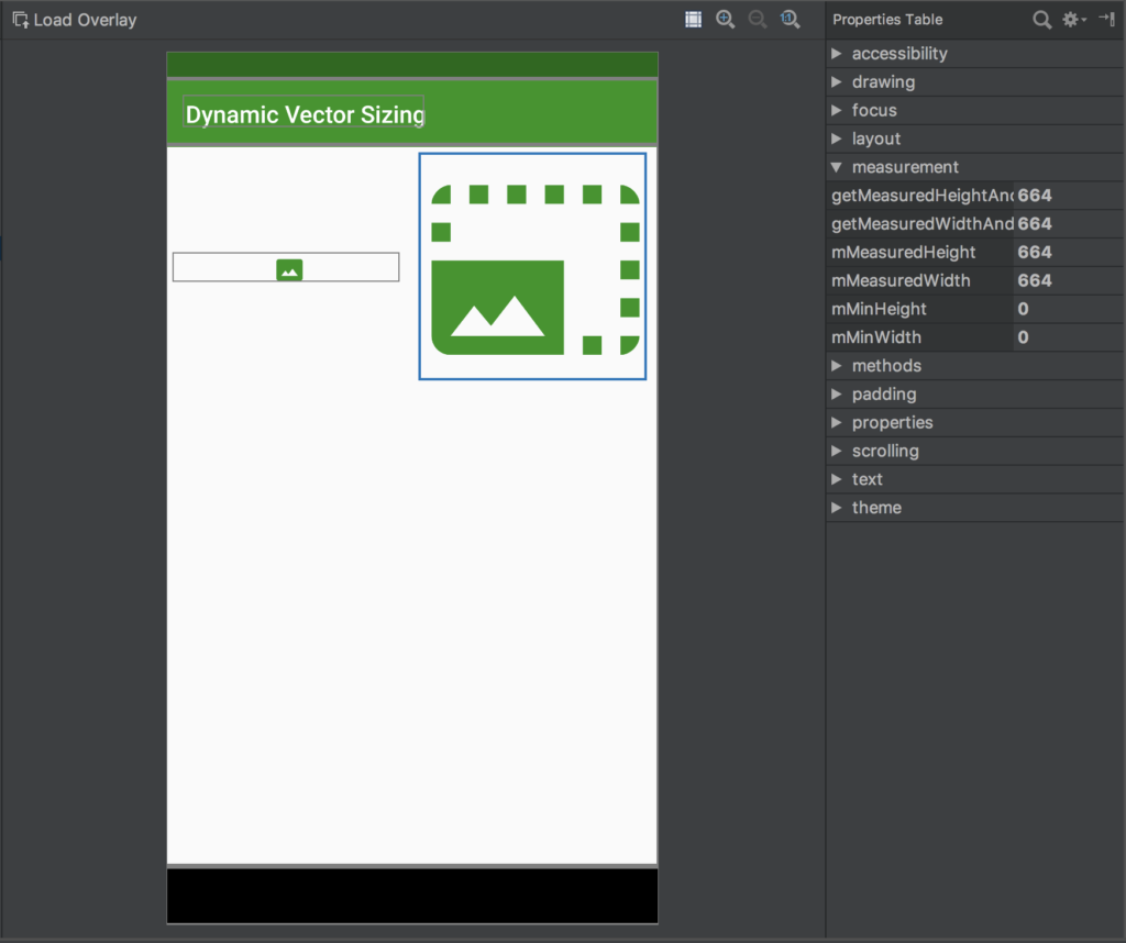 Dynamic VectorDrawable Sizing - Styling Android