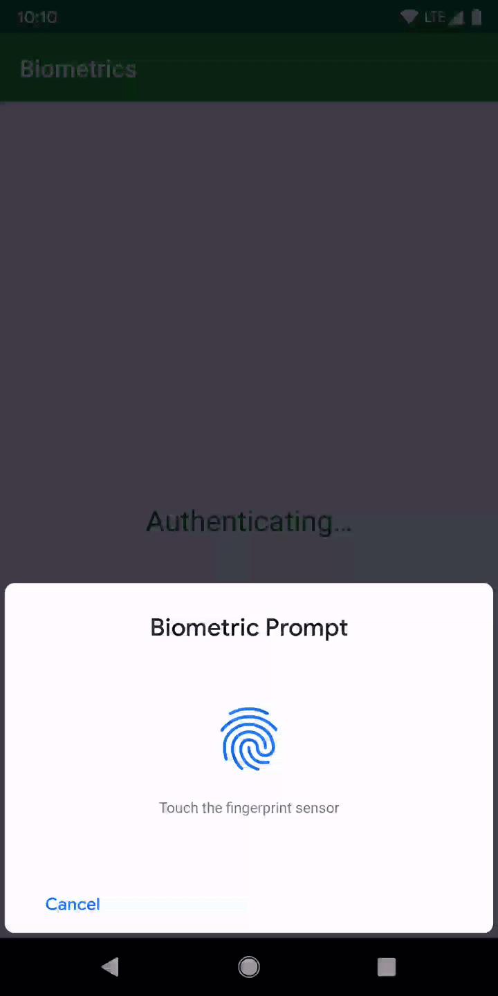 Biometrics – BiometricPrompt – Styling Android